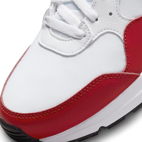 Nike Men's Air Max SC White/Wolf Grey-University Red (CW4555 107) - 9.5