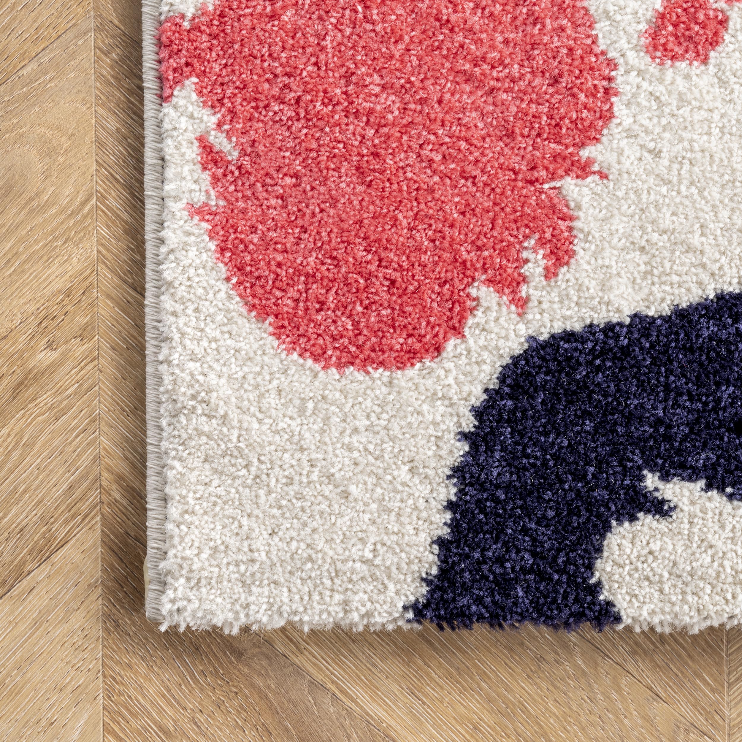 nuLOOM Pinkie Handprint Kids Area Rug, 9x12, Multi
