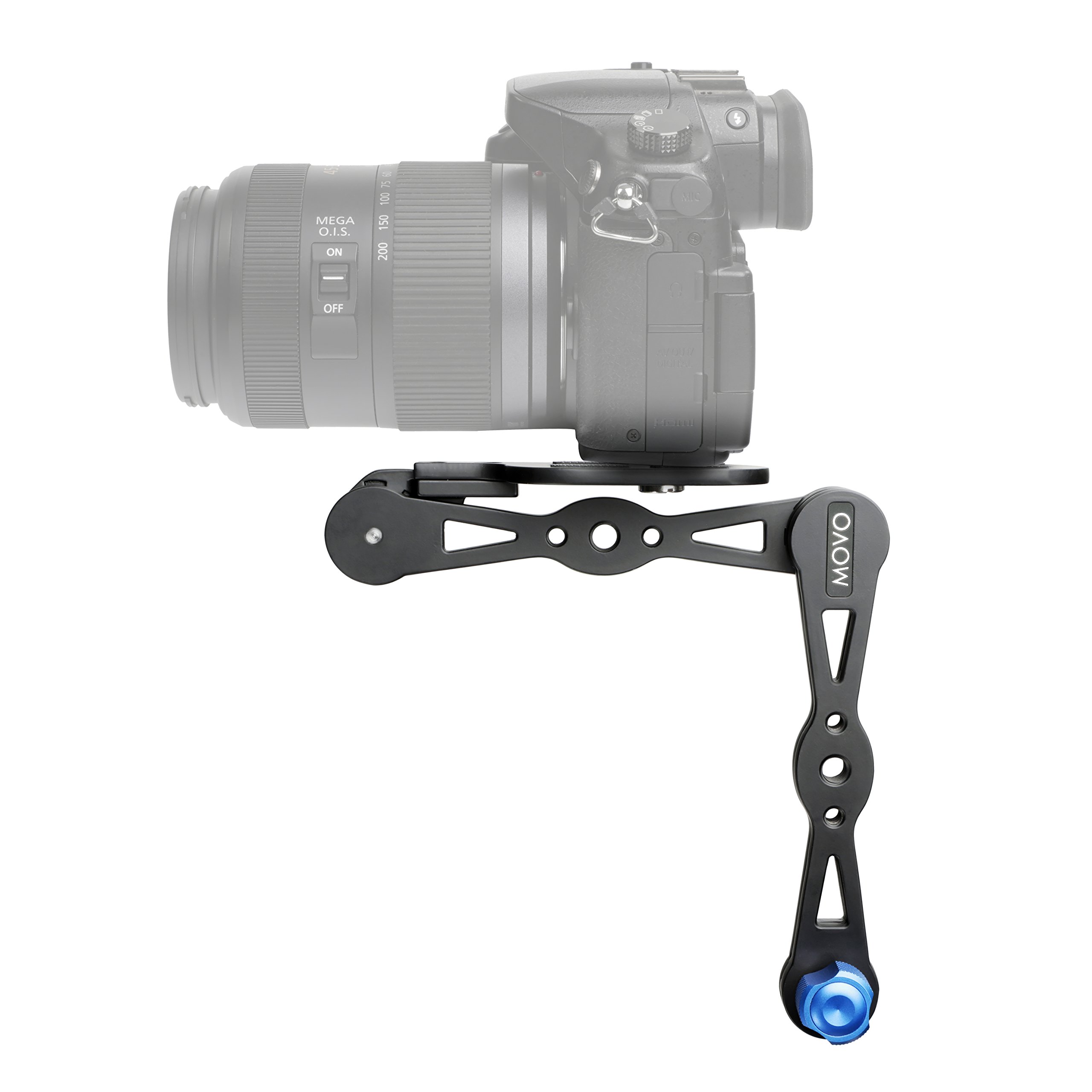 Movo SV1000 All-in-One Stabilizer Rig - Shoulder Rig, Selfie Stick, Handheld Stabilizer, and Grip for DSLR and Mirrorless Cameras up to 9 lbs (4kg)