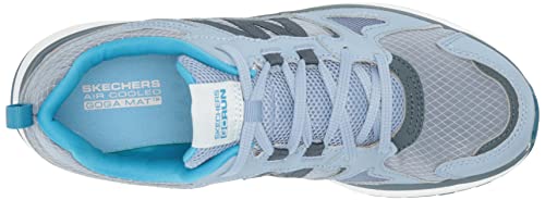 Skechers Women's GO Run Adventure Sneaker, Blue, 8.5