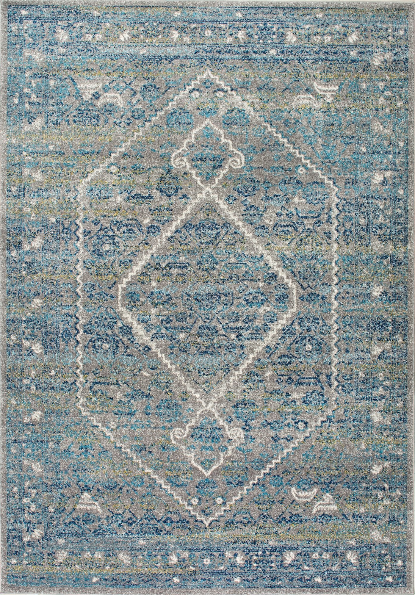 nuLOOM Vintage Medallion Rima Area Rug, 8x10, Blue