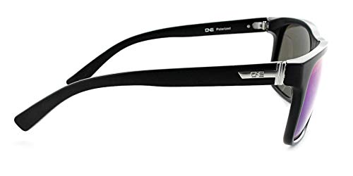 Optic Nerve ONE Ziggy Polarized Sunglasses: Matte Vertical Driftwood Demi with Gray Lens