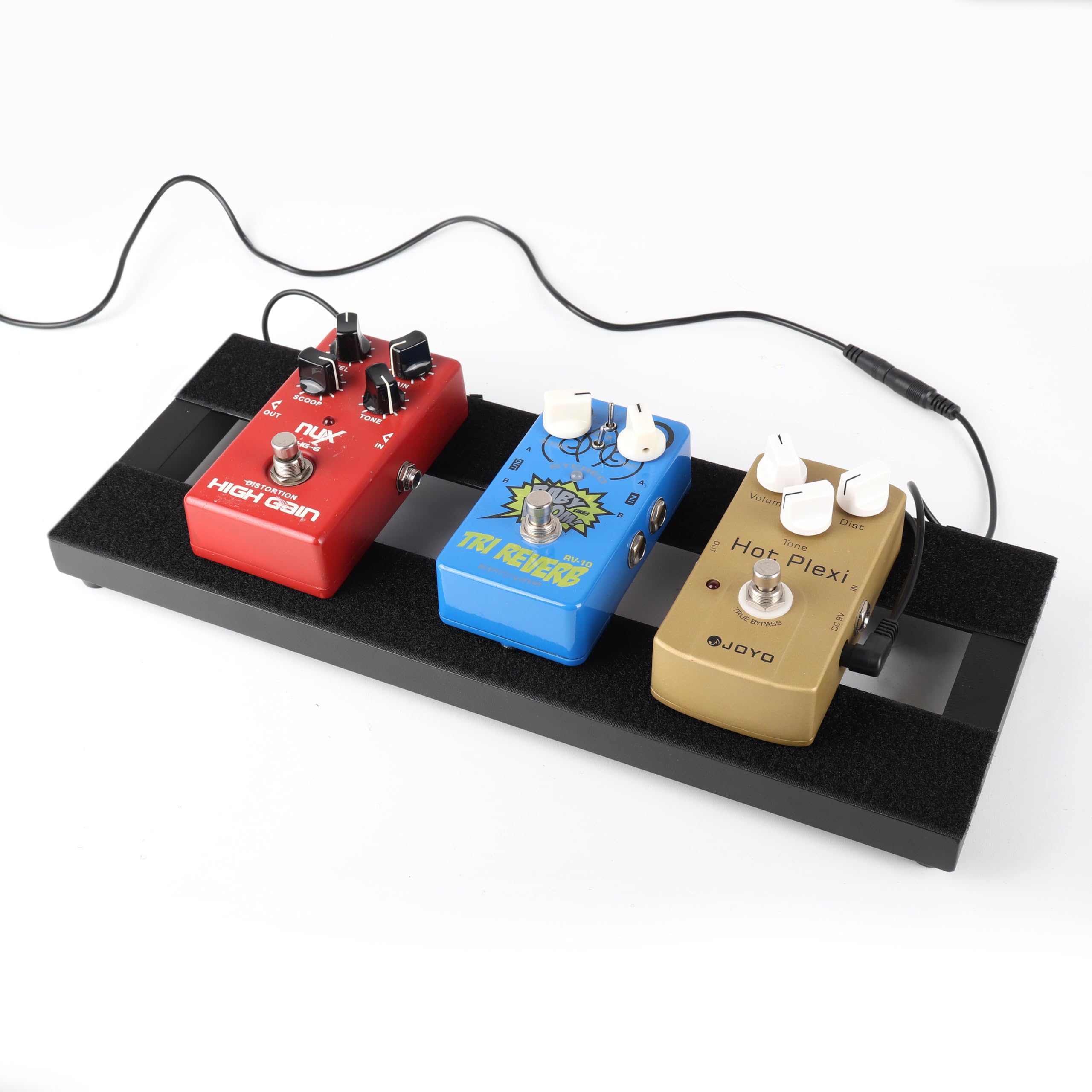 Mr.Power 15 x 5.7 inch Pedal Board Portable 0.75lb Super light Aluminium Alloy Effect Pedalboard With Carry Bag (Small Pedalboard with Bag)