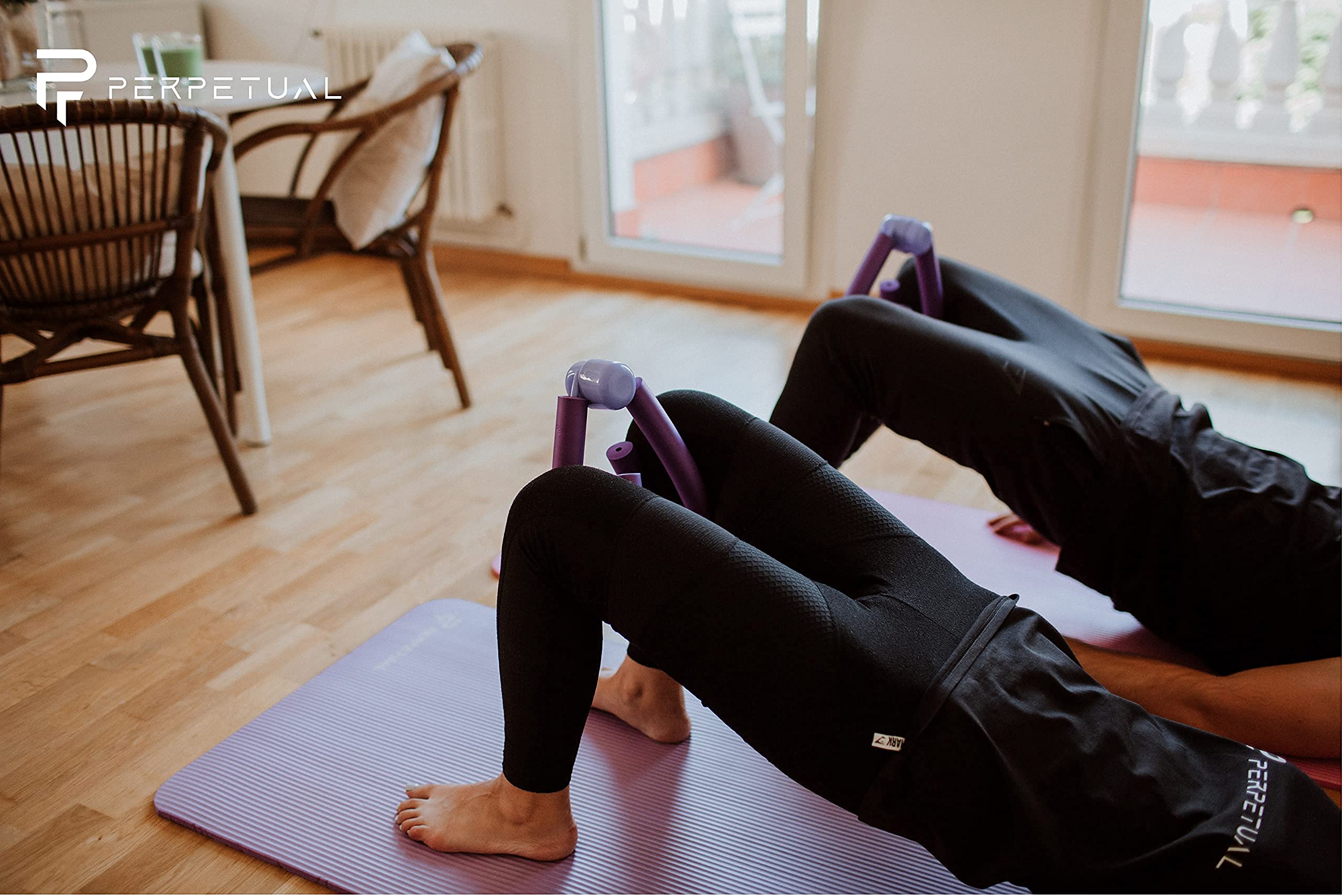 Perpetual Leg Exerciser Butt Thigh Arms Buttocks HIPS Back Slim Burn Reduce Fat Define Tone Home Gym Training Women Men Thigh Master Toner Fitness
