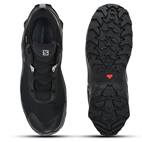Salomon X Reveal 2 Gore-TEX Hiking Shoes for Men Climbing, Black/Magnet/Quiet Shade, 8
