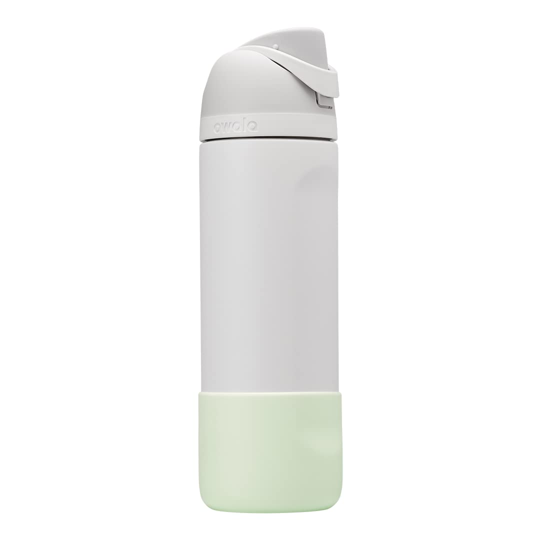 Owala Silicone Water Bottle Boot, Anti-Slip Protective Sleeve for Water Bottle, Protects FreeSip or Flip Stainless Steel Water Bottles, 24 Oz, Mint