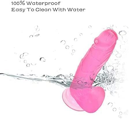 Realistic Dildo 8.7 Inch for Women Soft Anal Dildo with Balls Lifelike Fake Penis