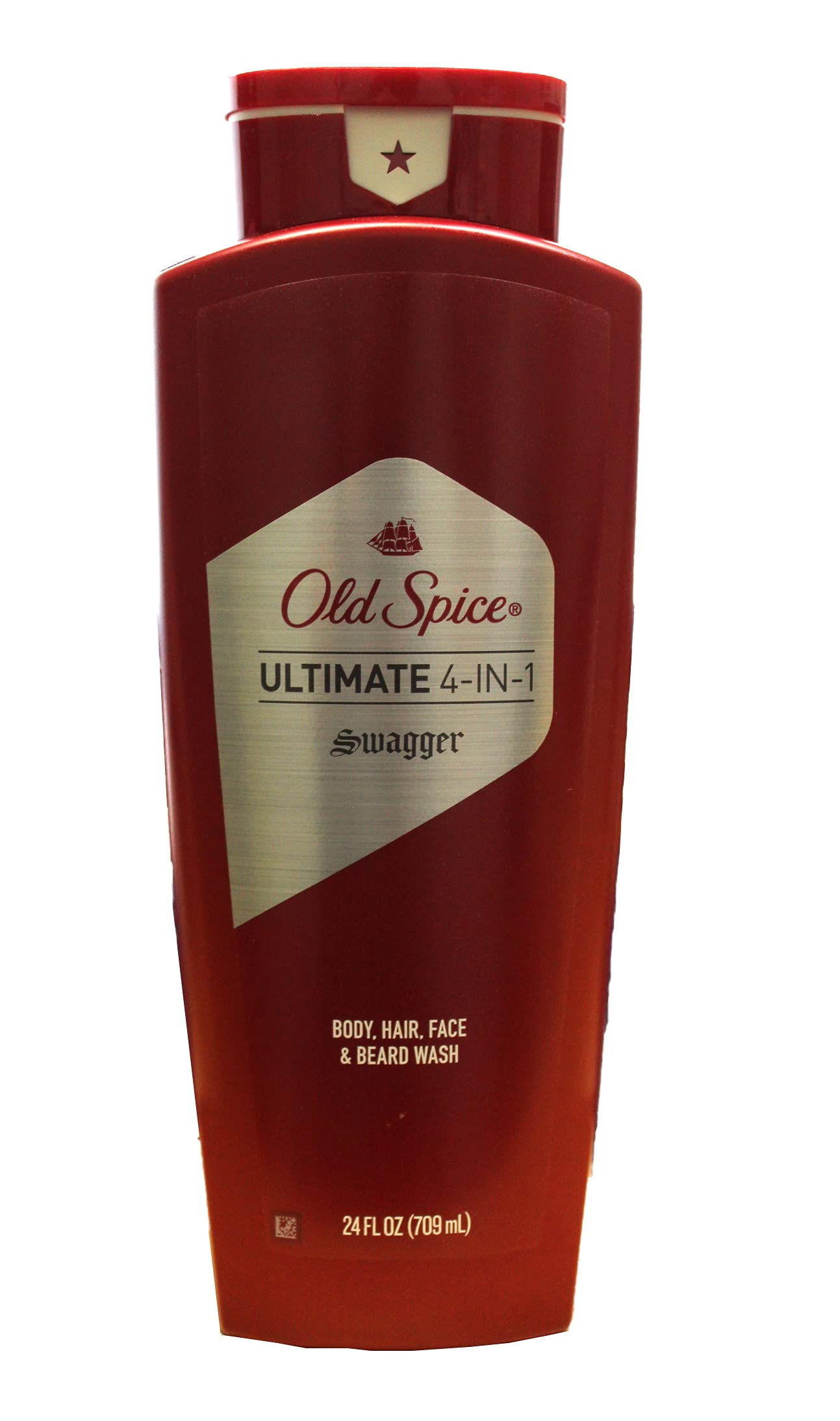 Old Spice Ultimate 4 in 1 Body Hair Face and Beard Wash, Swagger Scent, 24 Fl Ounce (3 Count)