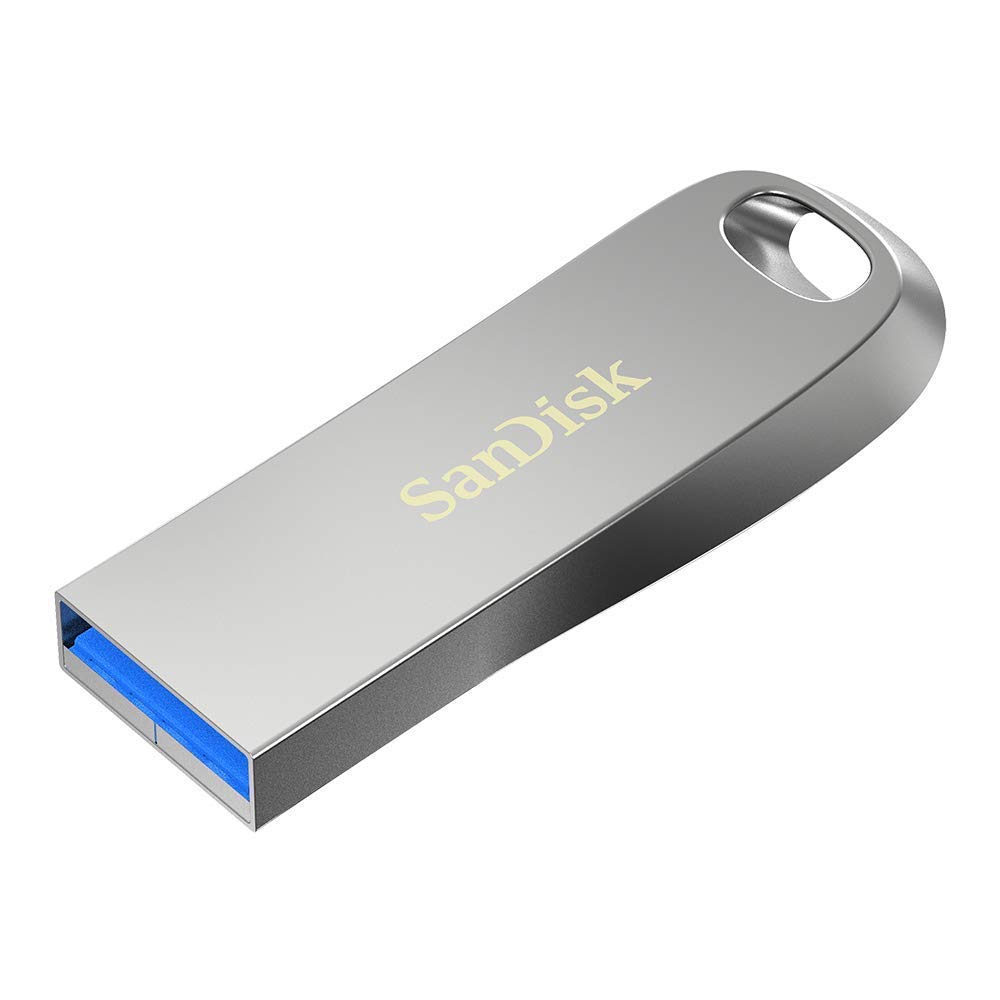 SanDisk Ultra Luxe 512GB USB 3.1 Flash Drive Works with Computer, Laptop, 150MB/s 512 GB PenDrive High Speed All Metal Storage Drive (SDCZ74-512G-G46) Bundle with (1) Everything But Stromboli Lanyard