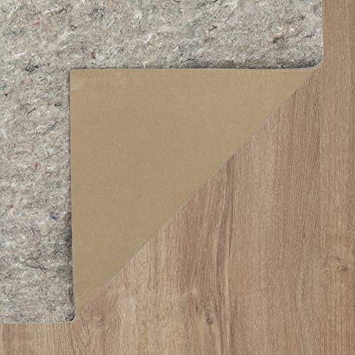 Mohawk Home 9' x 12' Non Slip Rug Pad Gripper 1/4 Thick Dual Surface Felt + Rubber Gripper - Safe for All Floors