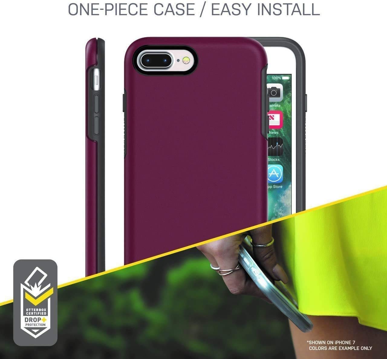 OtterBox Symmetry Series Case for iPhone 8 Plus & iPhone 7 Plus (ONLY) - Non-Retail Packaging - Rose Gold
