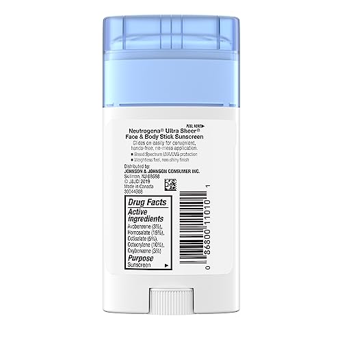 Neutrogena Ultra Sheer Non-Greasy Sunscreen Stick for Face & Body, Broad Spectrum SPF 70 UVA/UVB Sunscreen Stick, PABA-Free, 1.5 oz