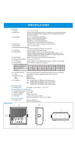 ONWA KF-1067MK2/1KW/200: 10.4" Color Fish Finder 1kW (200 KHz only)