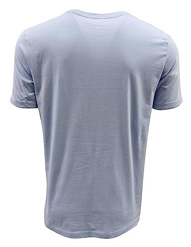 Nike Men's Sportswear Swoosh T-Shirts (Large, Light Blue (Multi-Swoosh))