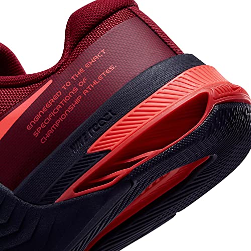 Nike Men's Metcon 8 Training Shoe (Team Red/Cave Purple/Blackened, us_Footwear_Size_System, Adult, Men, Numeric, Medium, Numeric_8_Point_5)