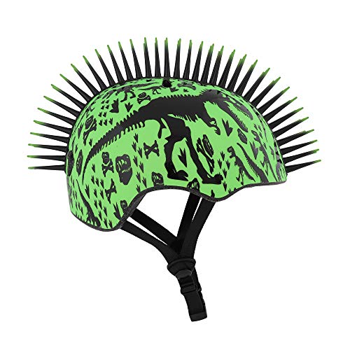 Raskullz Skelosaurus Toddler Helmet 3+, Green/Black, 48-52 cm