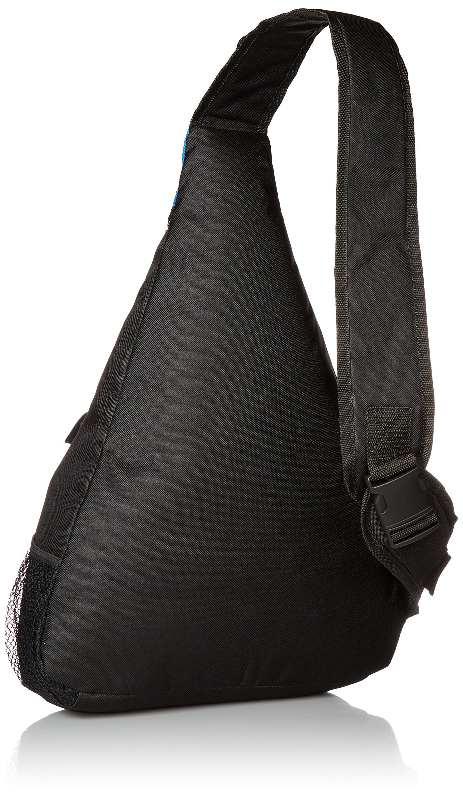 Pickleball Fanatic Sling Bag with pockets for Paddles, Balls, Gear, and Water Bottle(Blue/Black)