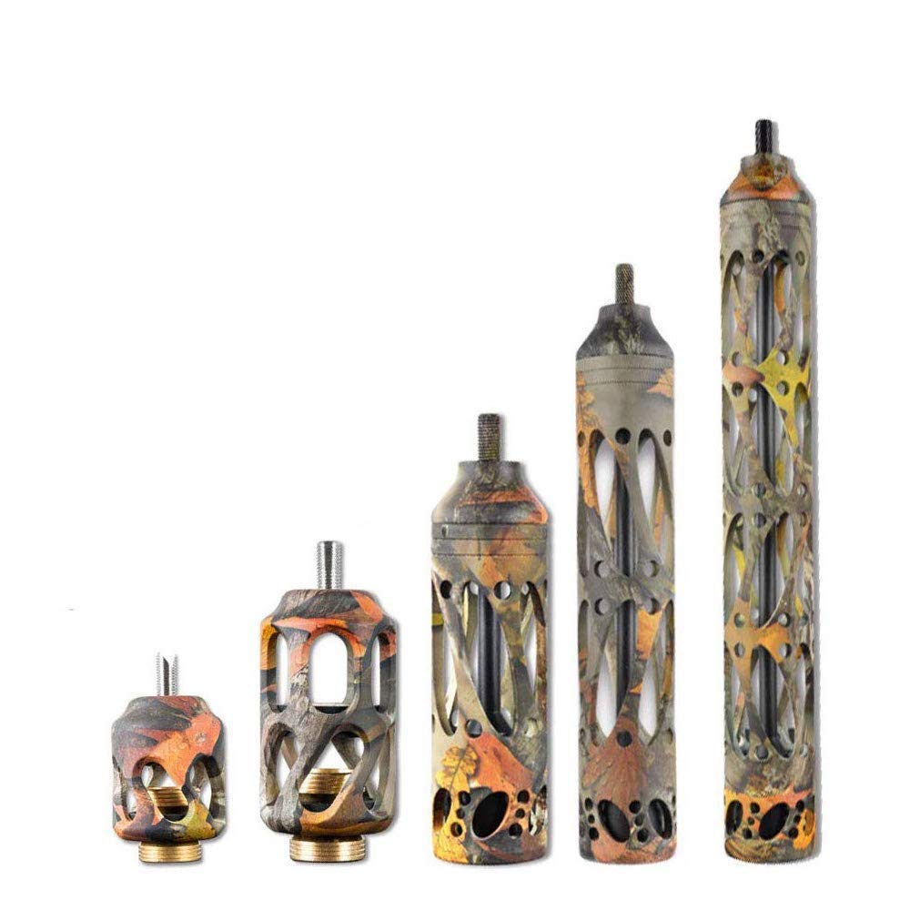 NMCPY Archery Bow Stabilizer 2" 3" 5" 8" 11" Bow Shock Absorber Vibration Dampening Compound Bow Stabilizer (camo, 3inch)