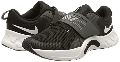 Nike Men's Renew Retaliation 4 Training Shoes, Black/White-DK Smoke Grey, 11.5 M US