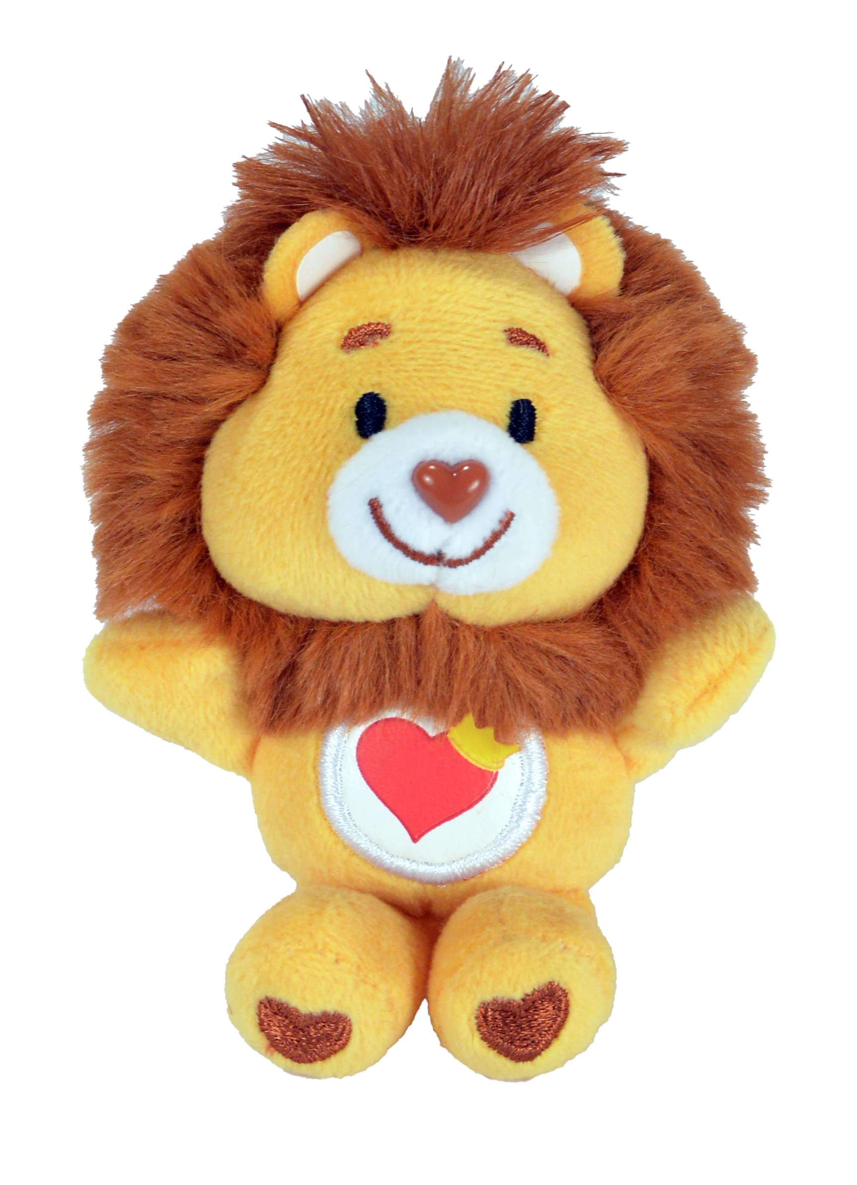 Worlds Smallest Care Bears Series 3 (4 Pack) Bedtime Bear - Brave Heart Lion Bear - Friend Bear - Harmony Bear