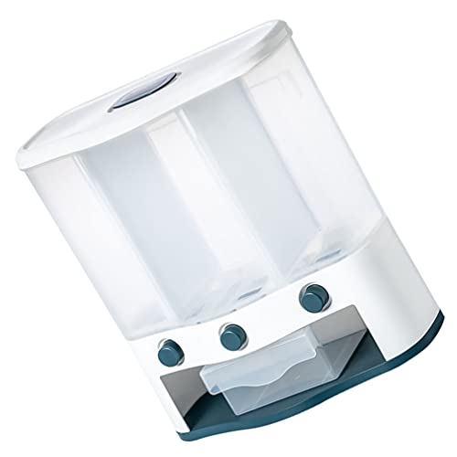 Veemoon 1pc Rice Bucket Plastic to Go Containers Plastic Containers for Food Spaghetti Container Grain Sealing Can Rice Cereal Multifunctional Sealing Can Whole Grains Storage Tank Pp