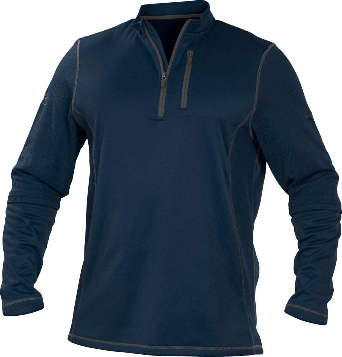 Rawlings Adult 1/4 Zip Fleece Series, Navy, Small