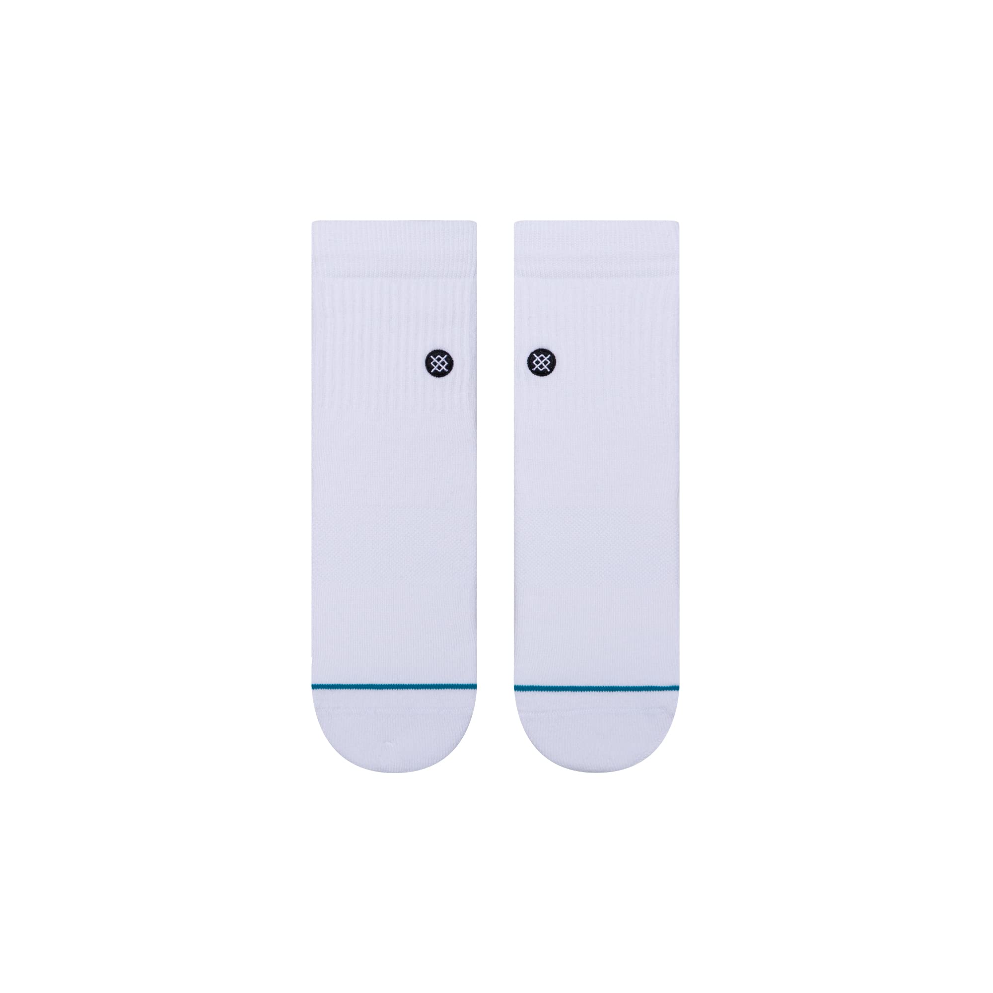 Stance Icon Quarter Socks (Medium, White)