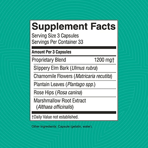 Nature's Sunshine Intestinal Soothe and Build 100 Capsules