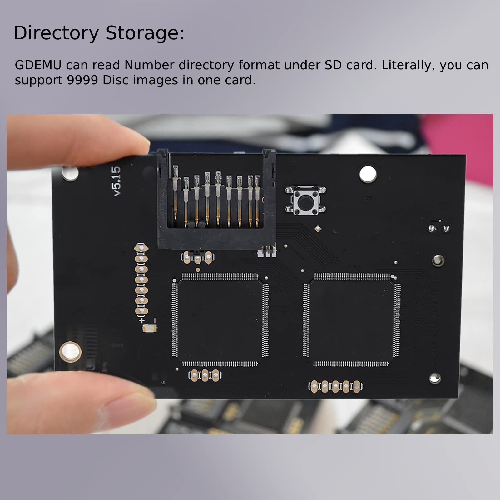 Richer-R for GDEMU Optical Drive Simulation Board Card Repair Part V5.15 for SEGA DC Dreamcast Host Game,for GDEMU Optical Drive Simulation Board Card for SEGA Dreamcast.