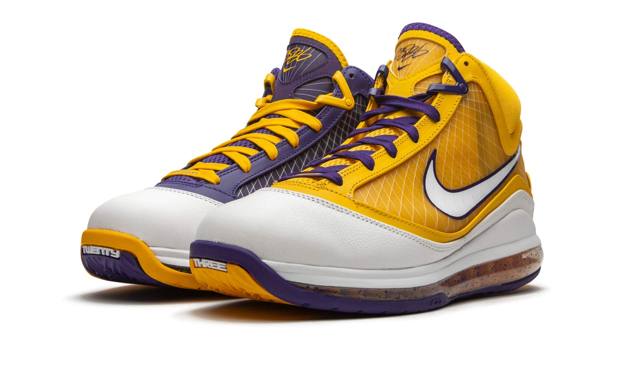 Nike Mens Air Max Lebron 7 CW2300 500 Media Day - Size 8.5 White/University Red