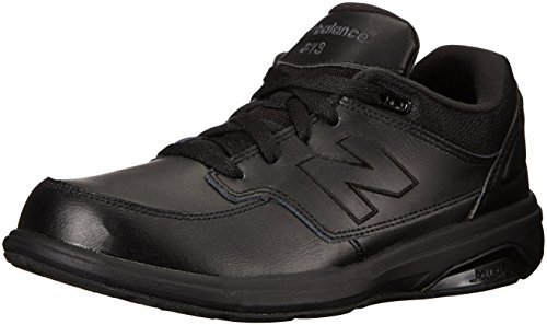 New Balance Men's 813 V1 Lace-Up Walking Shoe, Black/Black, 13 XW US