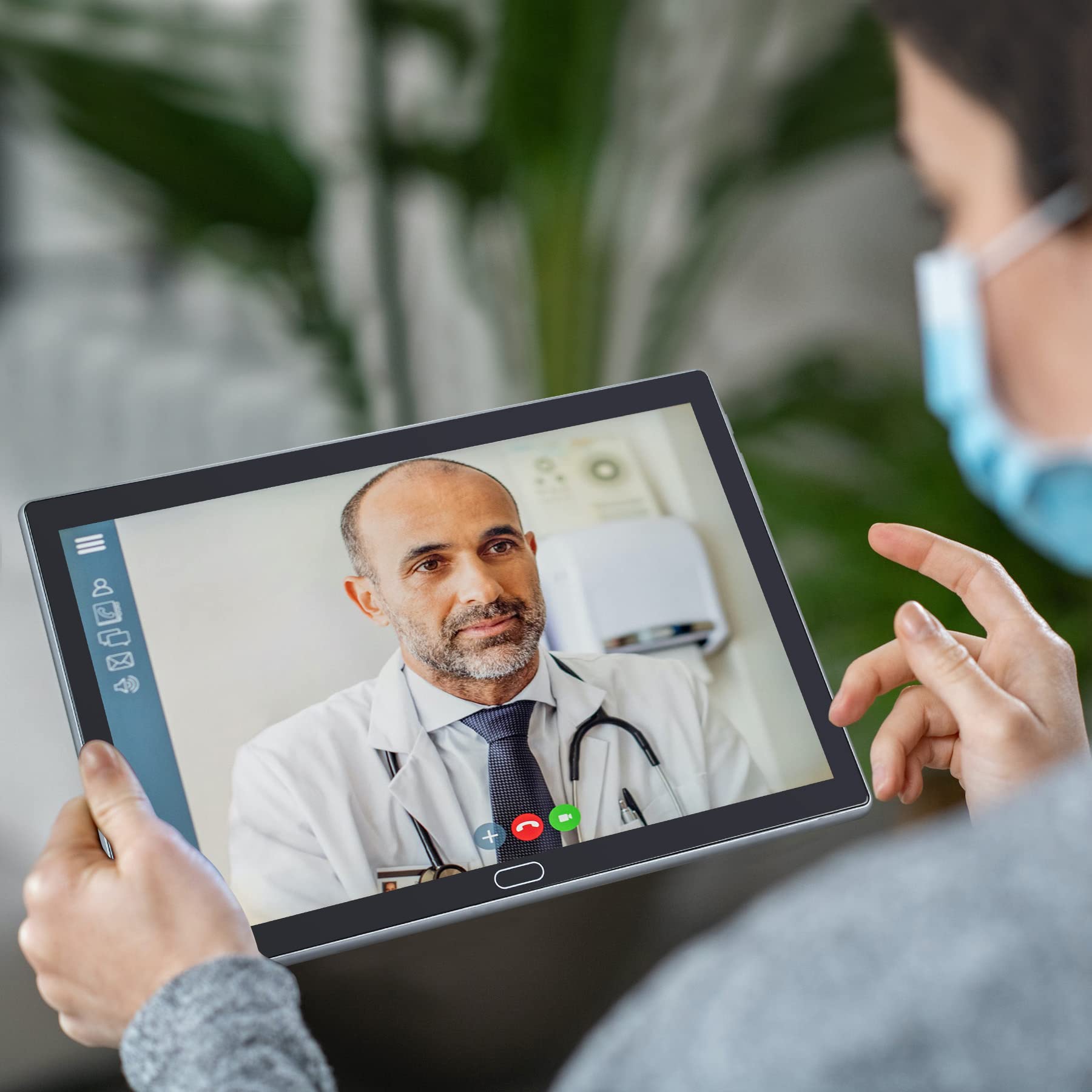 ZaoFePu Android Tablet 10 Inch WiFi HD Display Andorid 10.0GMS Tablets RAM 2+32GB, ROM 800 x 1280, Camera 500w, Type-c Charging Port -Silver Grey N10