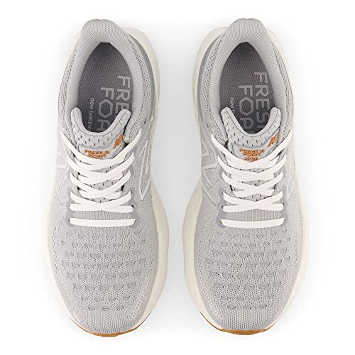 New Balance Women's Fresh Foam X 1080 V12 Running Shoe, Aluminum Grey/Sea Salt/Copper Metallic, 10