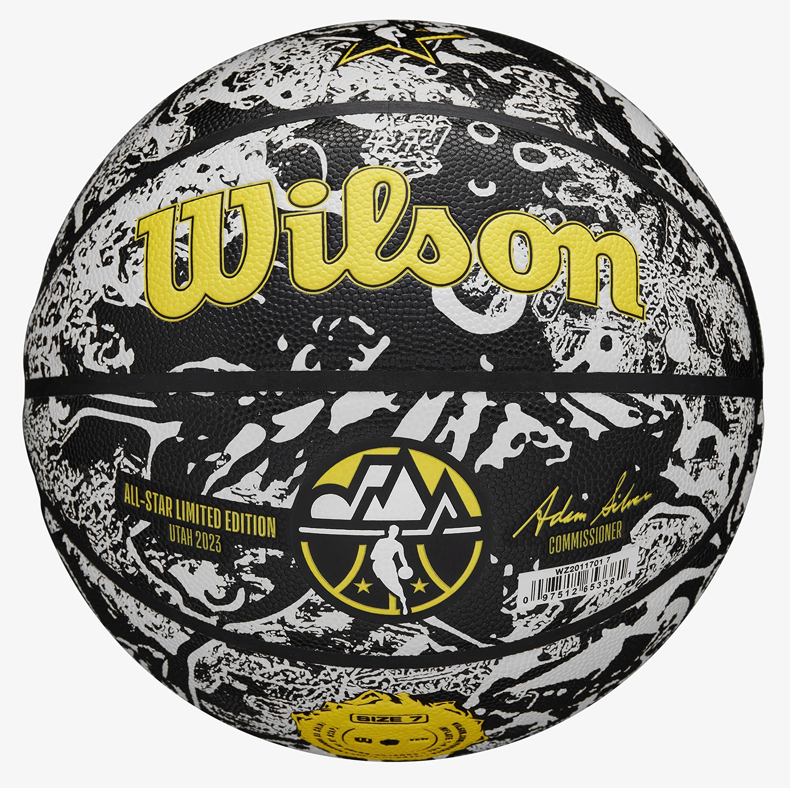 WILSON 2023 NBA All-Star Game Collectors Edition Full Size 7 Basketball - Utah