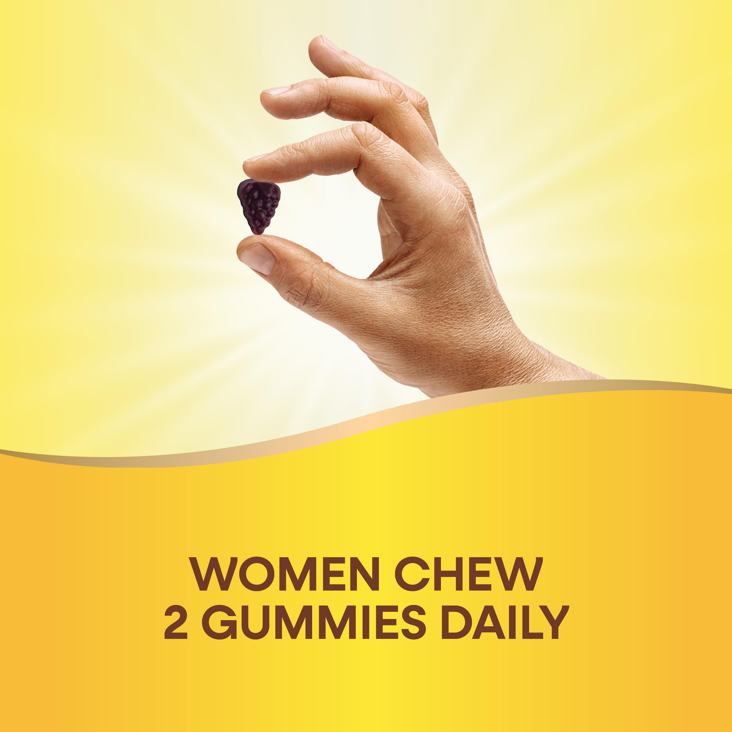 Nature's Way Alive! Women’s 50+ Daily Gummy Multivitamin, Supports Multiple Body Systems*, Supports Healthy Heart, Brain & Bones*, B-Vitamins, Mixed Berry Flavored,130 Gummies (Packaging May Vary)