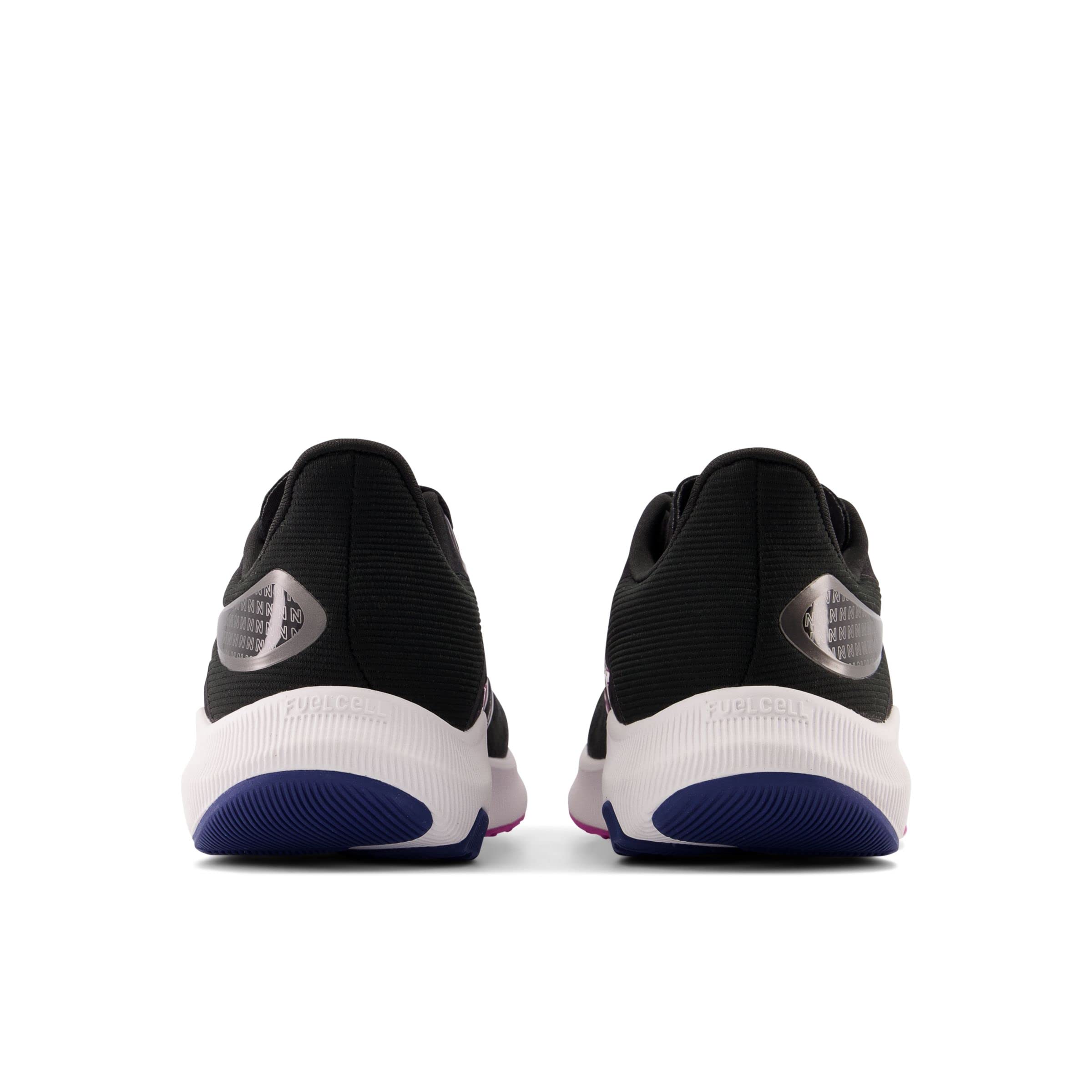 New Balance Women's FuelCell Propel V3 Running Shoe, Black/Magenta Pop, 7 Wide