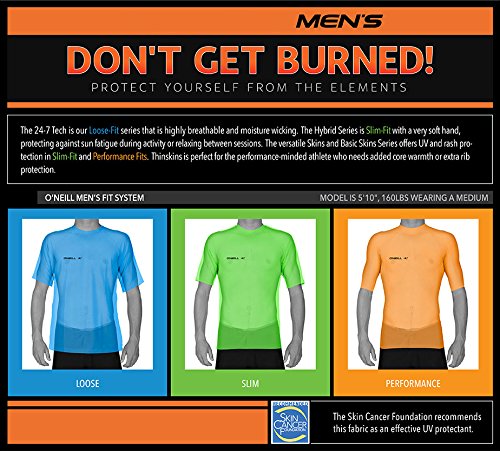 O'Neill Men's Thermo-X Short Sleeve Crew, Black, L