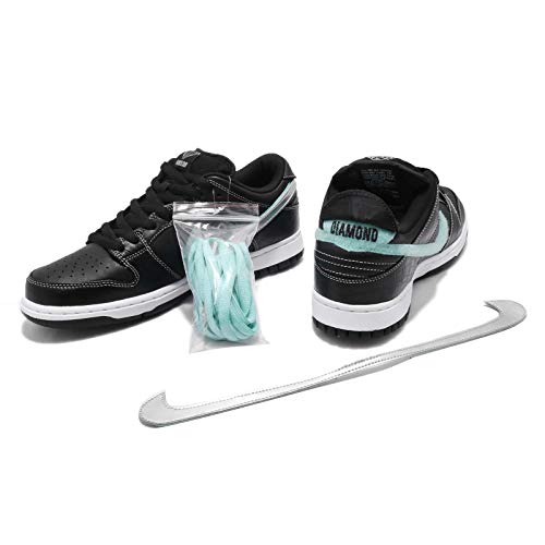 Nike Mens SB Dunk Low Pro OG QS BV1310 001 Black Diamond - Size 8