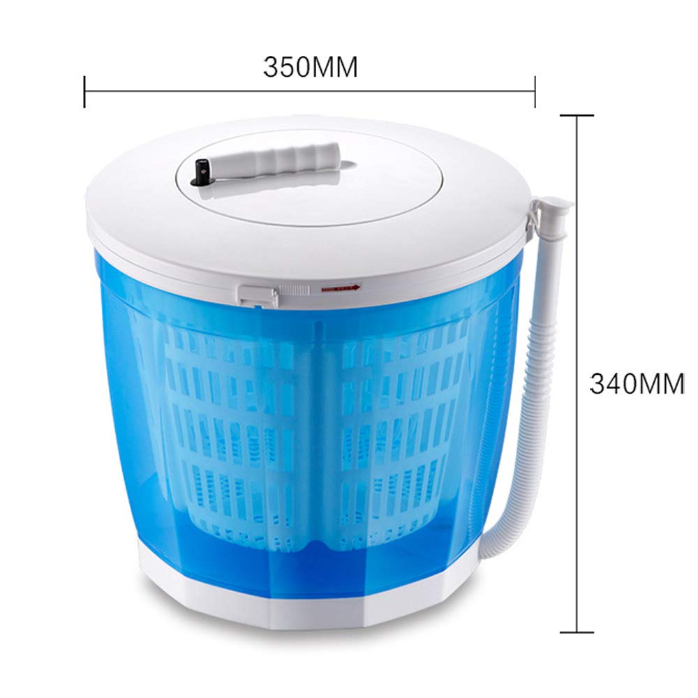 Portable Compact Spin Dryer,Portable Mini Washing Machine With Drain Hose, Spin Dryer Hand-Operated Dryer Combo For Dorms, Apartments, Camping Travelling Outdoor