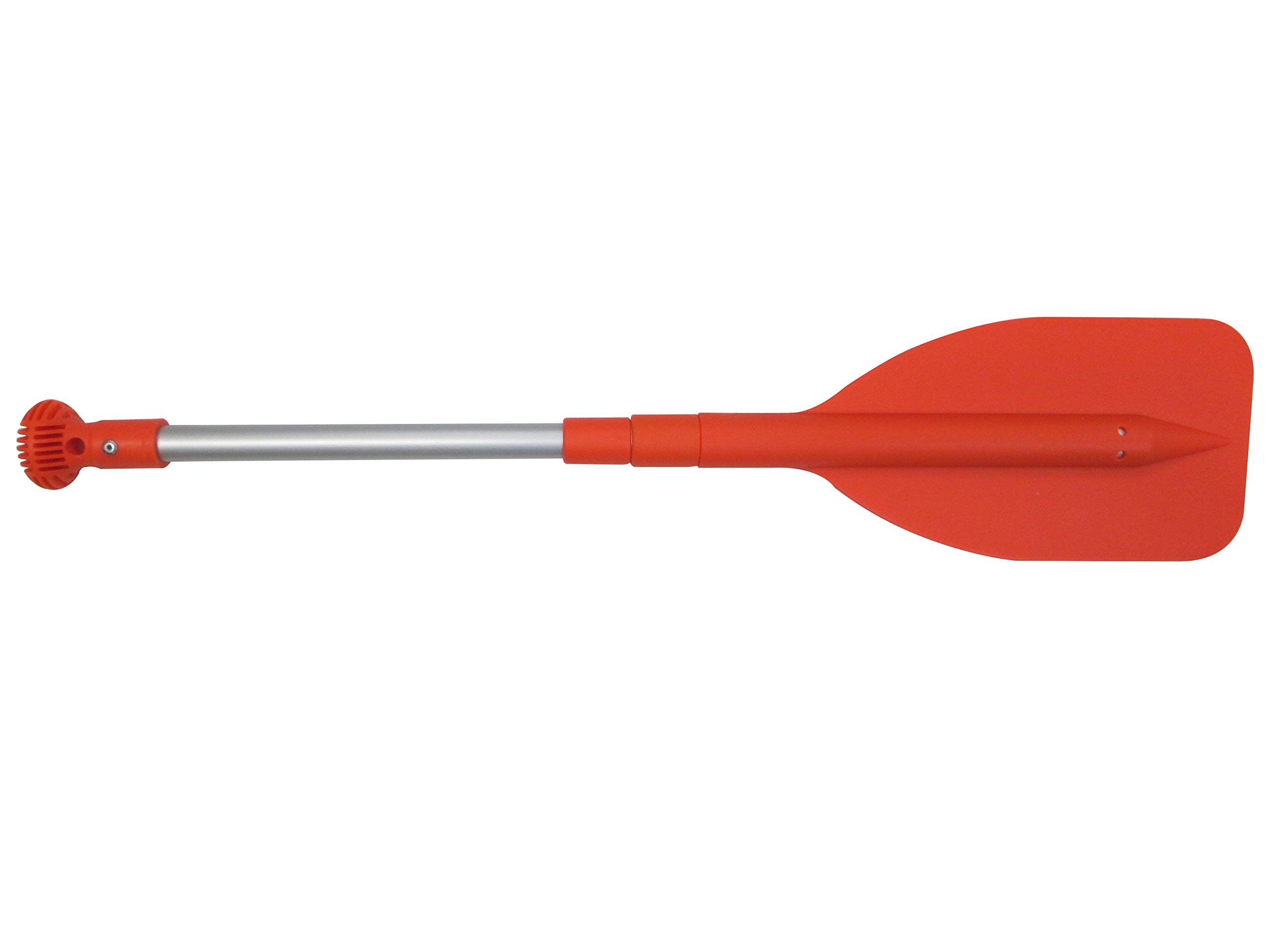 Pactrade Marine Boat Kayak Raft Set of 2 Mini Telescopic 21'' - 42'' Paddle Orange Blade Round Grip No Direction Limit (2 pcs)