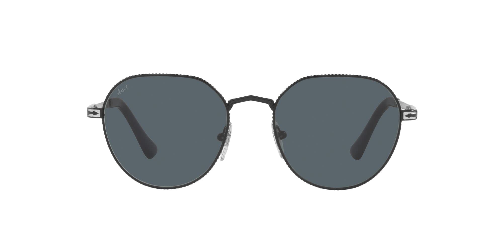 Persol PO2486S Hexagonal Sunglasses, Gold/Red Havana/Brown, 51 mm