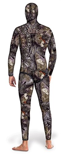 OMER 3mm Holostone Camouflage Spearfishing Wetsuit (Large, Pants)