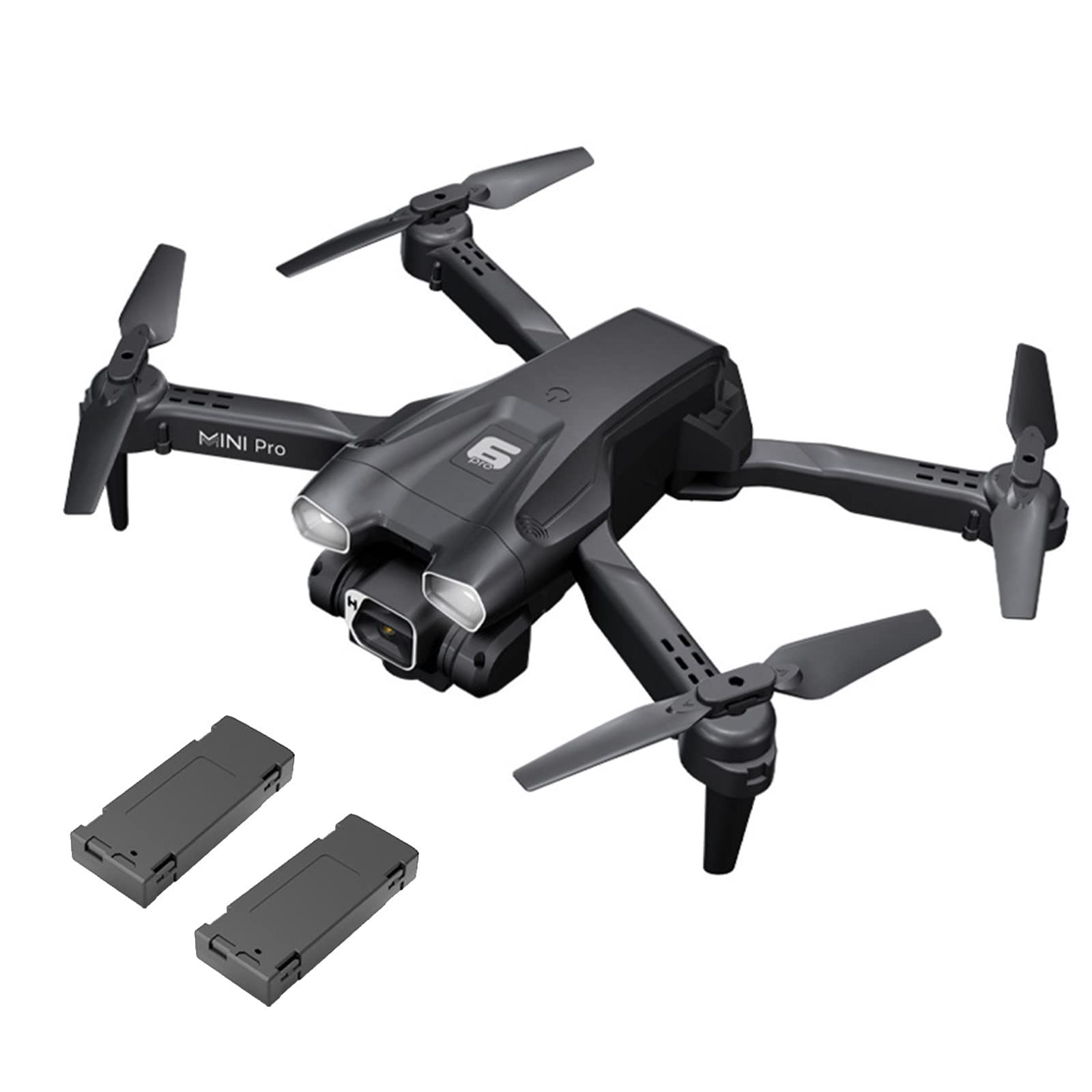 New H66 Aerial Drone, 4k Professional Hd Camera Drone For Adult, Long Endurance Folding Remote Control Aircraft With Wifi Fpv Live Video, Single Lens With Storage Bag, Trajectory Flight, App Control (Black B)