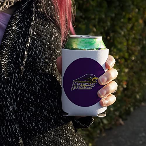 University of Montevallo Primary Logo Can Cooler - Drink Sleeve Hugger Collapsible Insulator - Beverage Insulated Holder