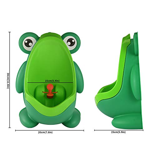Potty Training Urinal for Boys, Cute Green Frog Training Urinal/Potty Urinal Pee Trainer Urine