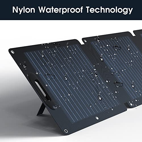 Portable monocrystalline Silicon Solar Panel, Black Appearance, high Light Transmittance, 200W, can be Connected in Series or in Parallel, Multiple Charging Modes(for SKA100/SKA1500/SKA2500)