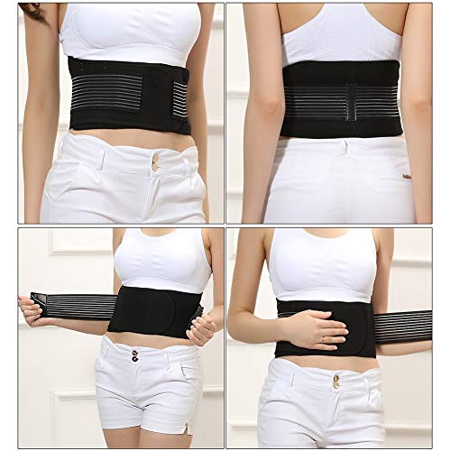 TANGIST Lumbar Brace Self-heating Back Support Belt Adjustable Pain Relief Spine Injury Light And Breathable Lower Back Belt Brace (Size : L)