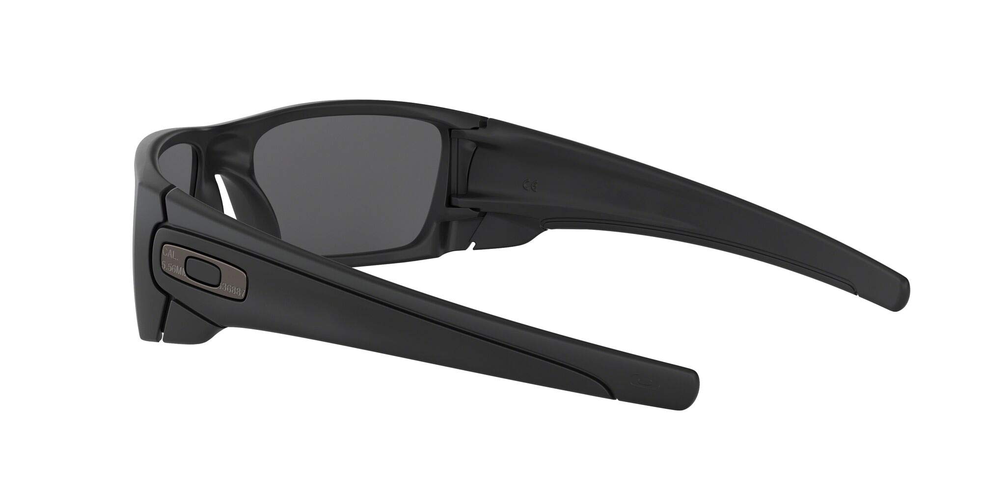 Oakley Men's OO9096 Fuel Cell Rectangular Sunglasses, Matte Black/Black Iridium, 60 mm