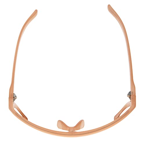 Steve Madden Women's in The Limelight Shield Sunglasses, Nude, 148mm