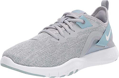 Nike Women's Flex Trainer 9 Cross, Wolf Grey/Pure Platinum-Ocean Cube-White, 7 Regular US